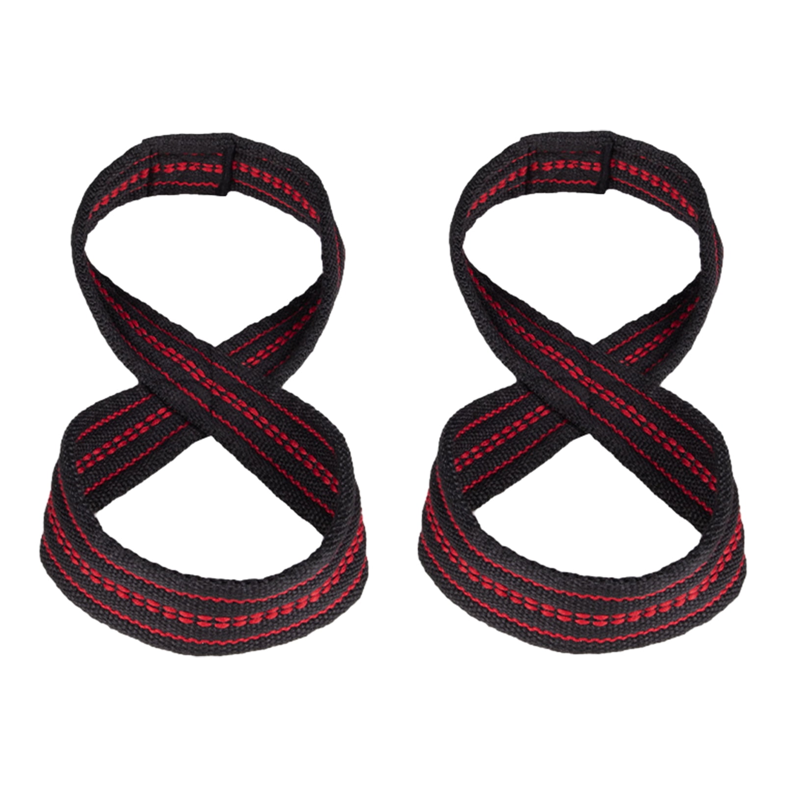 2Pcs Figure 8 Lifting Strap Men Women Anti-Slip Weightlifting Grip Band ...