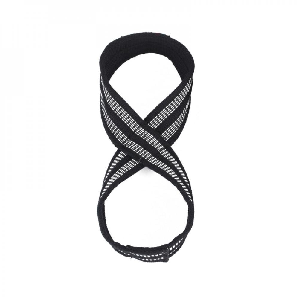 2Pcs Figure 8 Weight Lifting Straps DeadLift Wrist Strap for Pull-ups ...