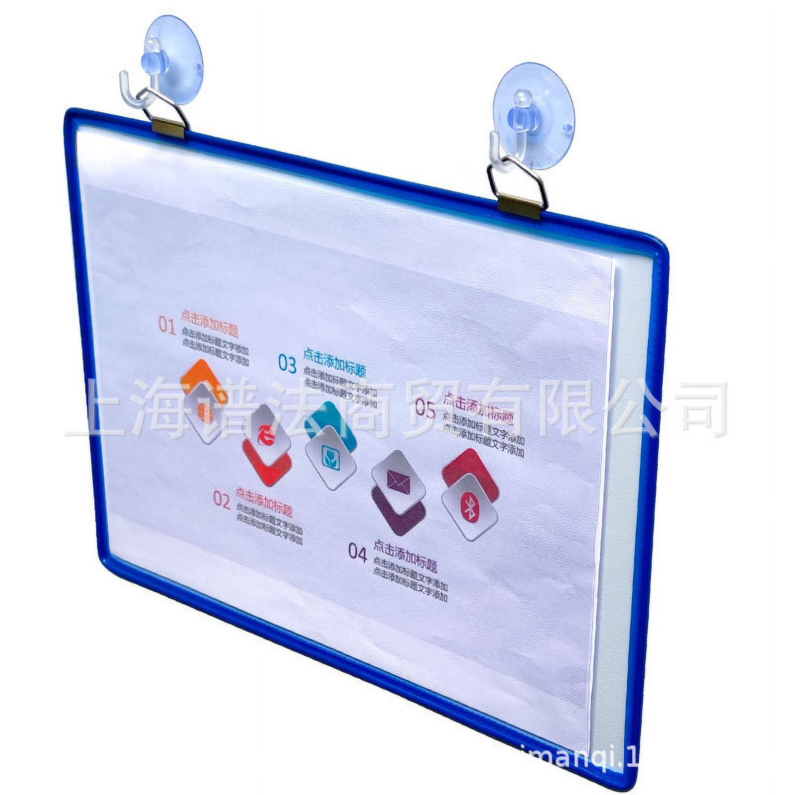 2Pcs File Storage Bag Office File Folder File Display Bag Wall Hanging ...