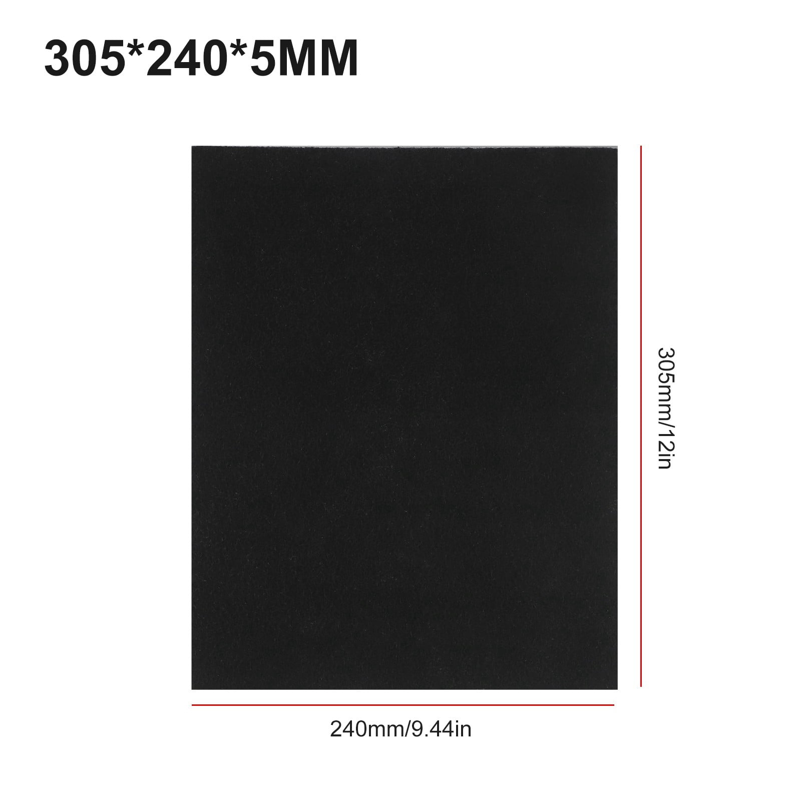 2Pcs Filters Activated Carbon Foam Sponge Air Filter Sheet Pad ...