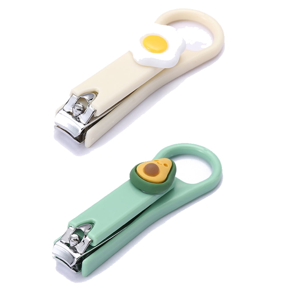 2Pcs Fingernail Clipper,Very Sharp and Cute Nail Clippers,Suitable for ...