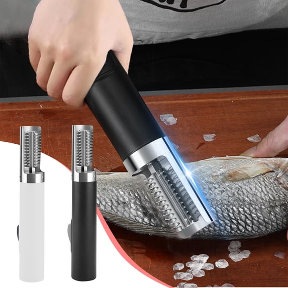 2Pcs Fish Scaler, Yrmaups Electric Fish Scaler, Rechargeable Fish Scale ...
