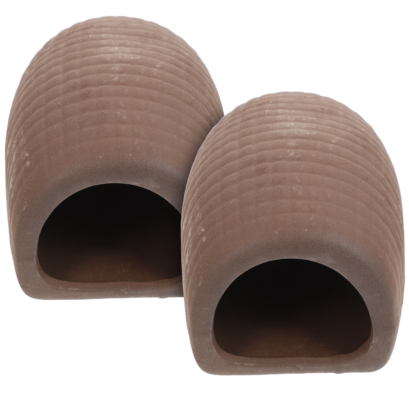 2Pcs Fish Tank Hideout Fish Cave Ornament Shrimp Hide Crayfish Cave ...