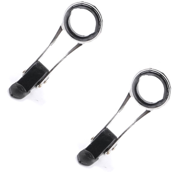 2Pcs Fishing Rod Wire Eye Rings Fishing Accessories Line Guide Top ...