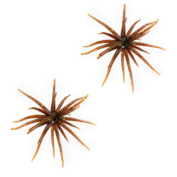 2Pcs Fishing Sea Urchin Lures Floating Fishing Baits Elastic Soft ...