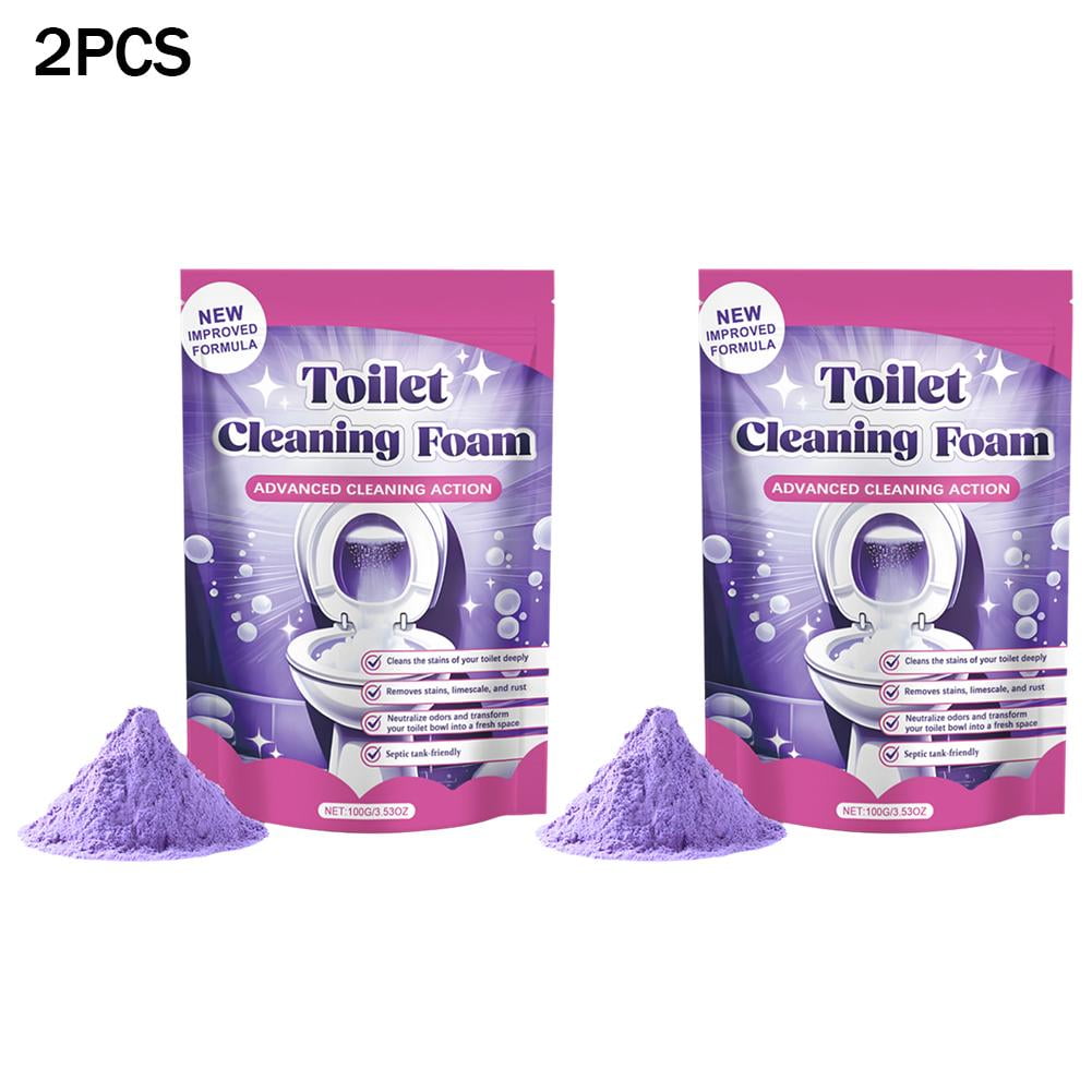 2Pcs Fizzclean Toilet Foam Cleaner, Powerful Insta-Action Fizzclean ...