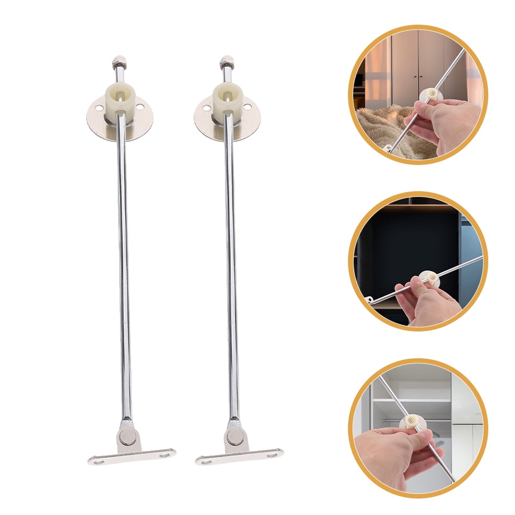 2Pcs Flap Stay Damper Lid Support Hinge Kitchen Cabinet Hinges Drop ...
