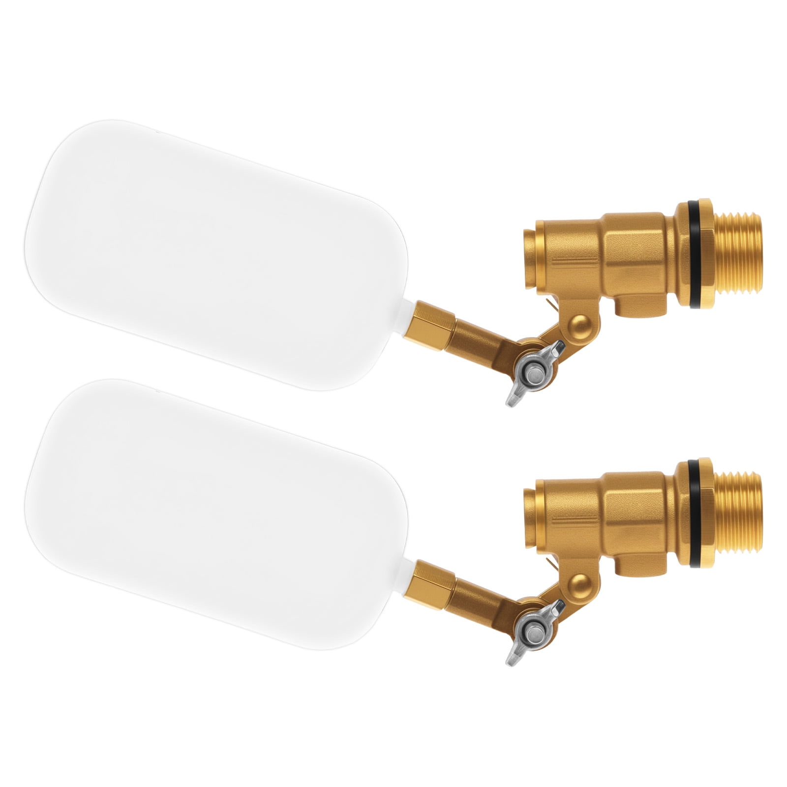 2Pcs Float Valve 1/2 inch Brass Float Ball Valve with Adjustable Arm ...