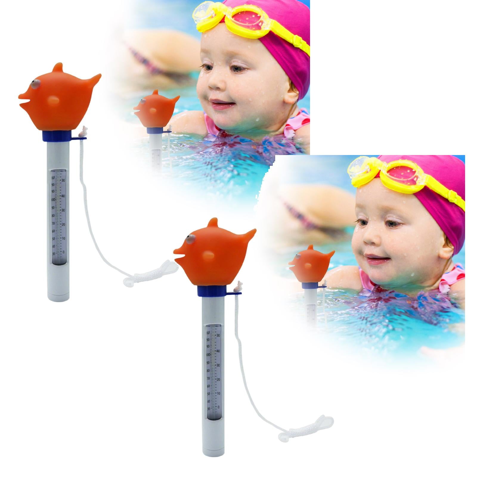 2Pcs Floating Pool With Interesting Water Temperature Strip Display ...