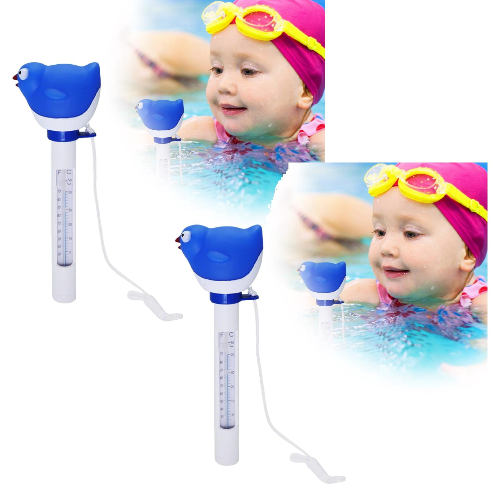 2Pcs Floating Pool With Interesting Water Temperature Strip Display ...