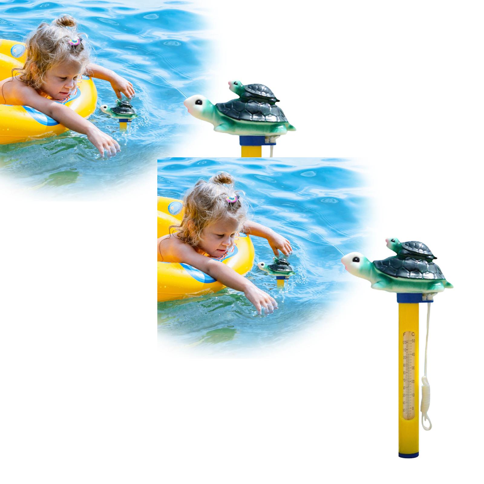 2Pcs Floating Pool With Interesting Water Temperature Strip Display ...