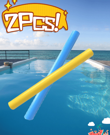 2Pcs Floating Pool Noodle Foam Tube Bright Thick Noodles for Float ...