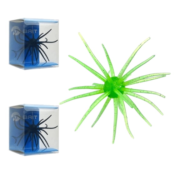 2Pcs Floating Sea Urchin Soft Lure | Tentacle Creature Lure, 3.94" TPR ...