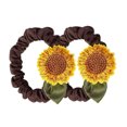2Pcs Flower Hair Tie Elastic Practical Design Hair Clip Hair Accesories ...