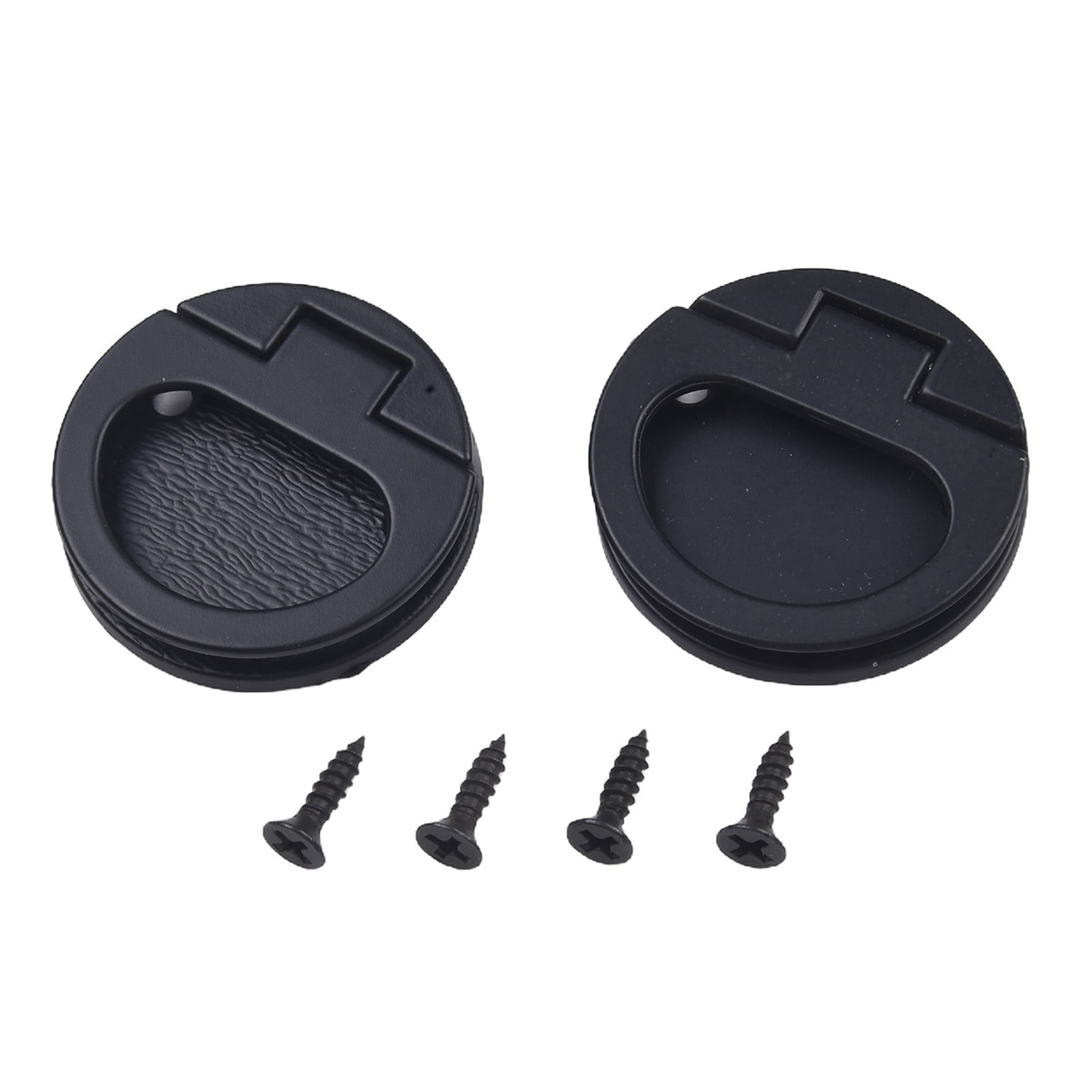 2Pcs Flush Ring Pull Handles Zinc Alloy Door Pull for Drawer Sliding ...