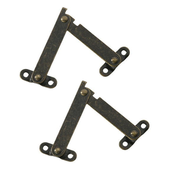 2Pcs Folding Lid Support Hinges Rotating Iron Hinges Display Bracket ...
