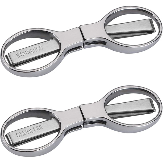2Pcs Folding Scissors,Portable Stainless Steel Telescopic Cutter ...