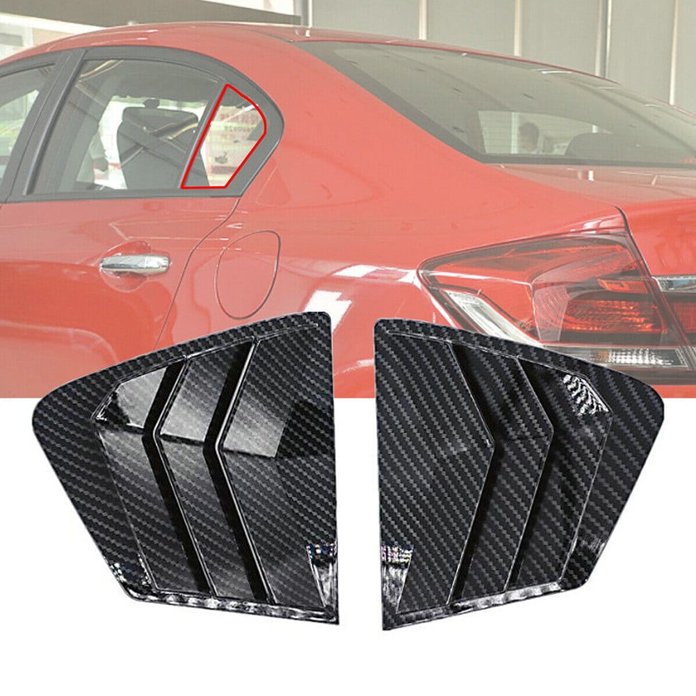 2Pcs For Honda Civic 2012-2015 Car Side Quarter Glass Vent Louver ...