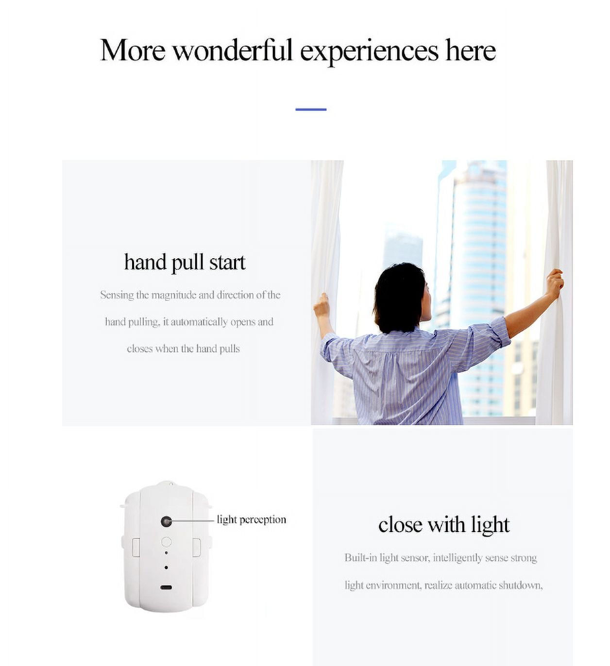 2Pcs For Tuya Wifi Smart Curtains Robot Wireless Automatic Curtain ...