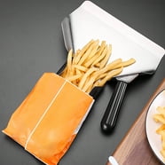 Olde Midway French Fry Scoop with Dual Handles, Stainless Steel Fry ...