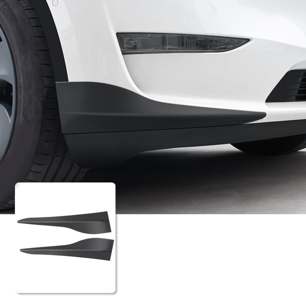 2Pcs Front Bumper Protector ABS For Tesla Model Y 2021-2023 Anti ...