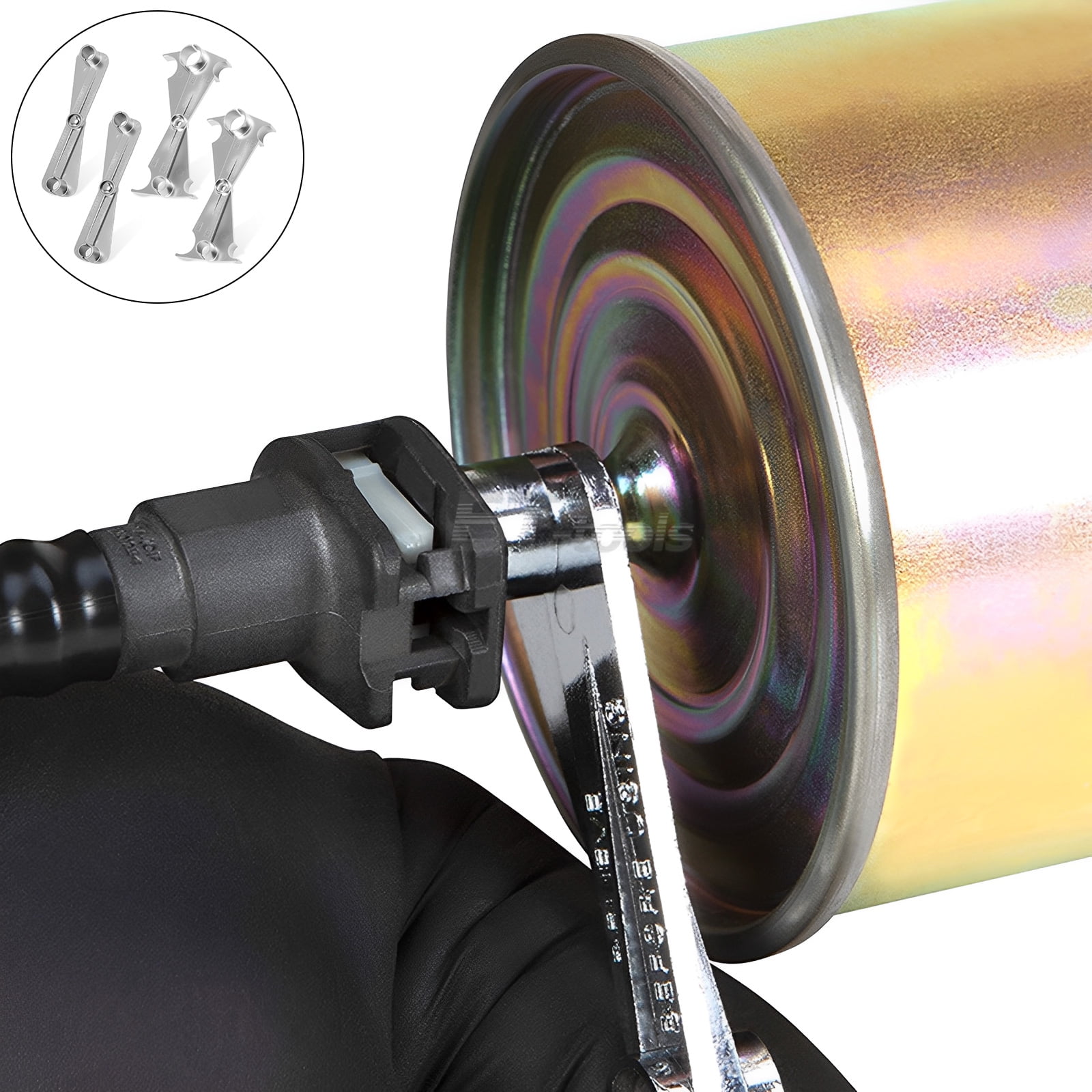 2Pcs Fuel Line Disconnect Tool Steel Fuel Filter Tool Accurate Control ...