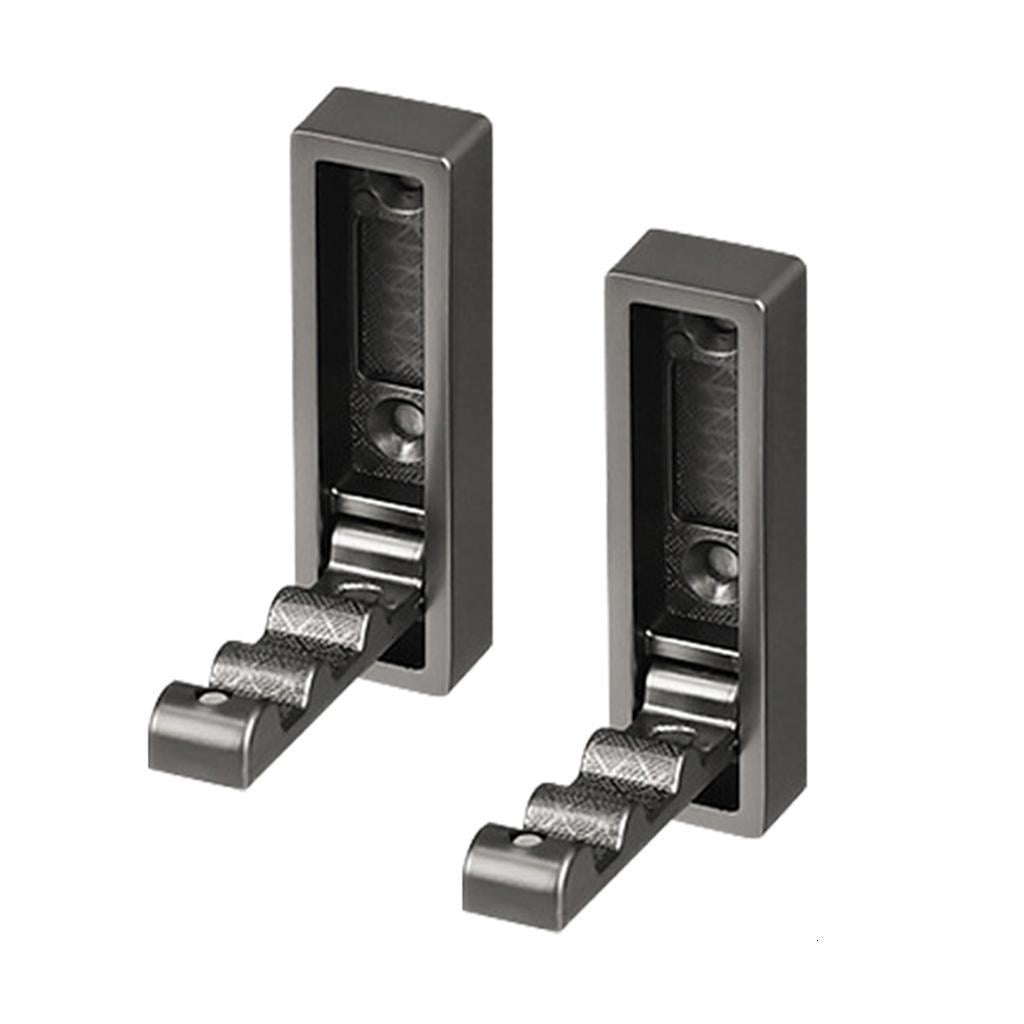 2Pcs Functional Foldable Wall Hooks Sturdy Zinc Alloy Design Hangers ...