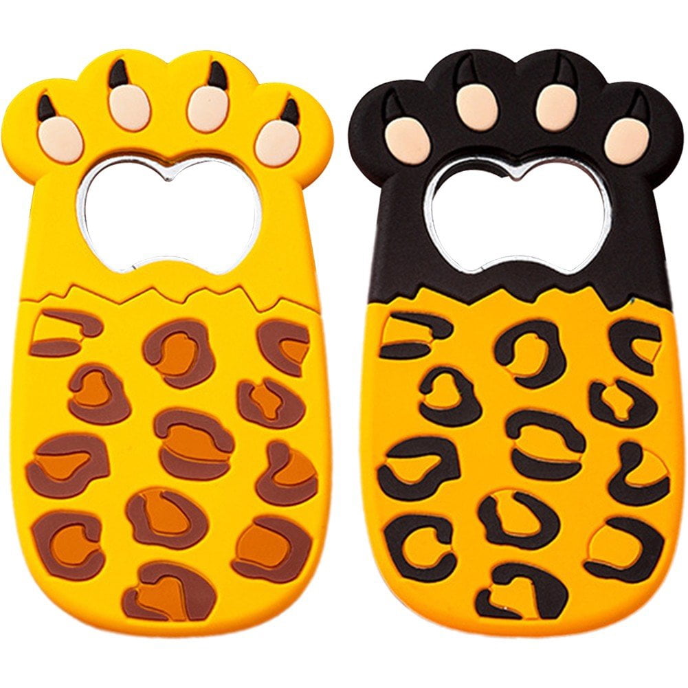 2Pcs Funny Claw Magnetic Bottle Opener Cat Claw Bottle Opener Cartoon ...