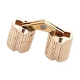 2Pcs Furniture Brass Barrels Hinges for Closet Cupboard Door Hardware ...