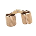 2Pcs Furniture Brass Concealed Hinges Cylindrical Hinge Small Barrels ...