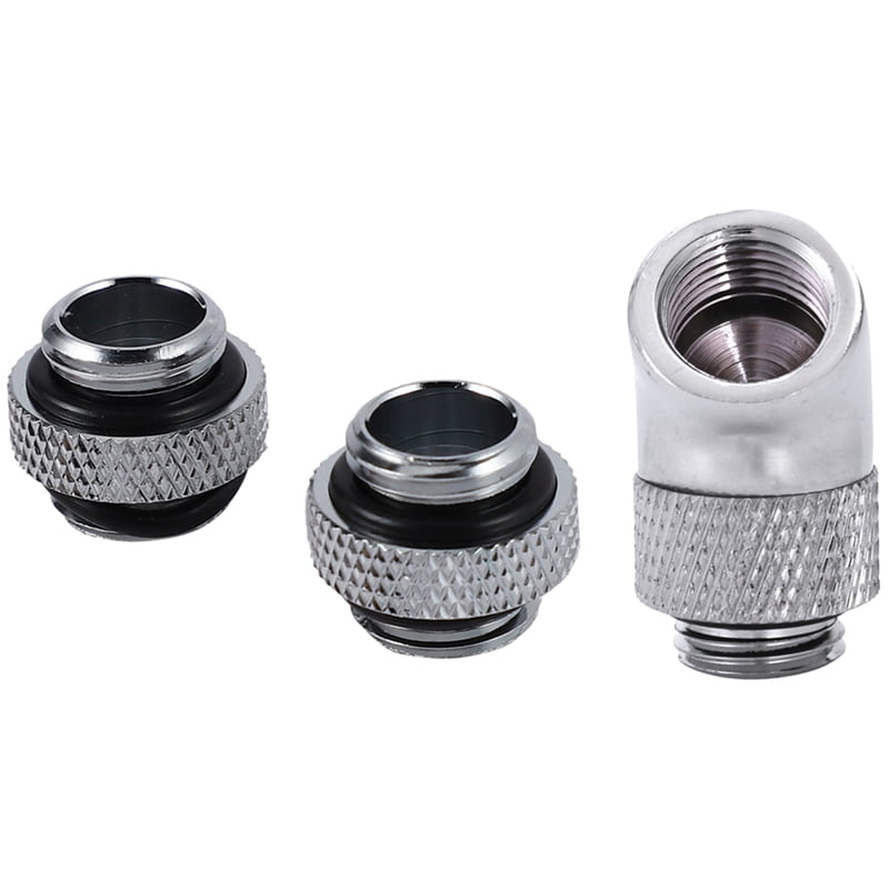 2Pcs G1/4 External Thread Male To Male Adapter & 1Pcs G1/4 Screw Thread ...