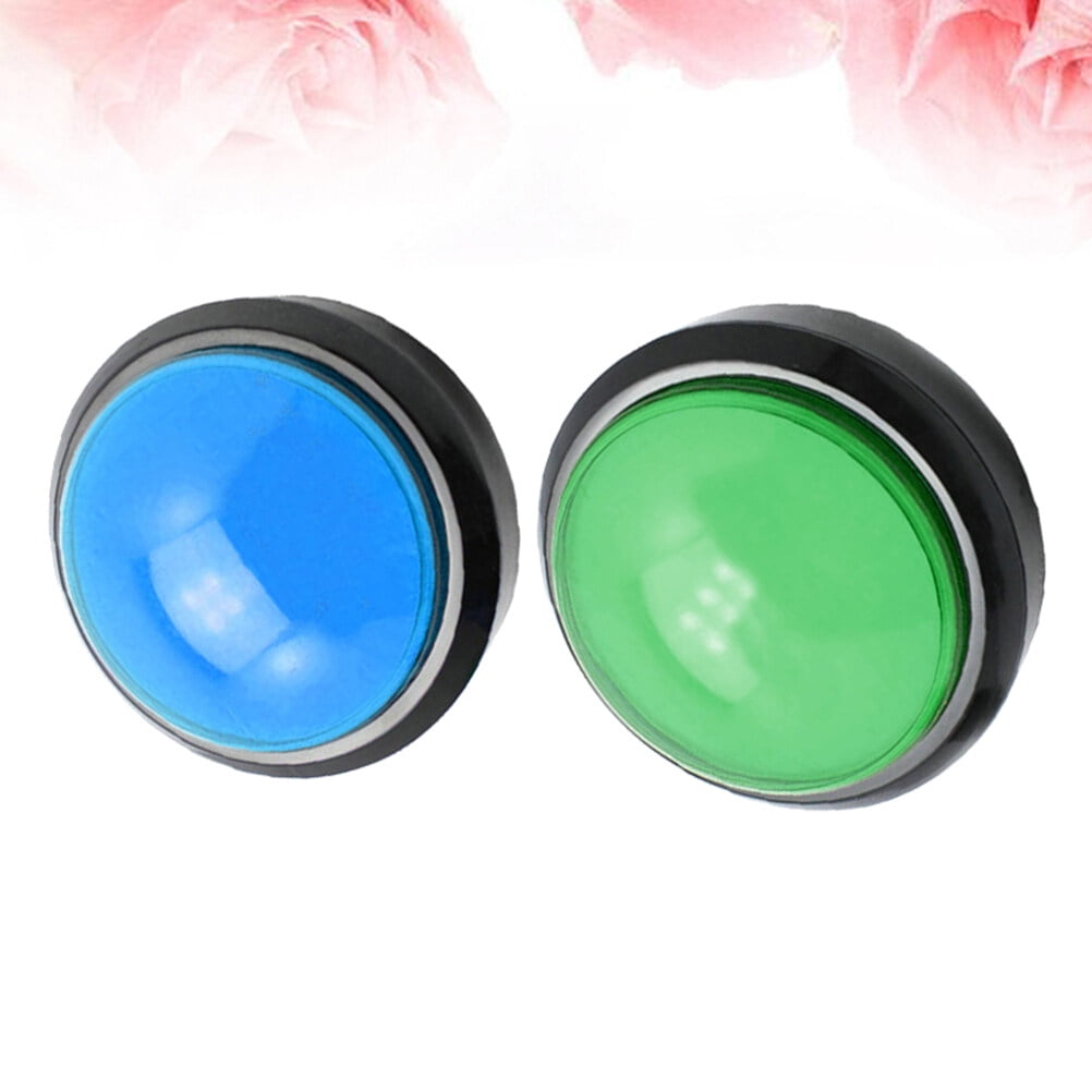 2Pcs Game Answer Buzzer Electronic Responder Toy without Battery (Green ...
