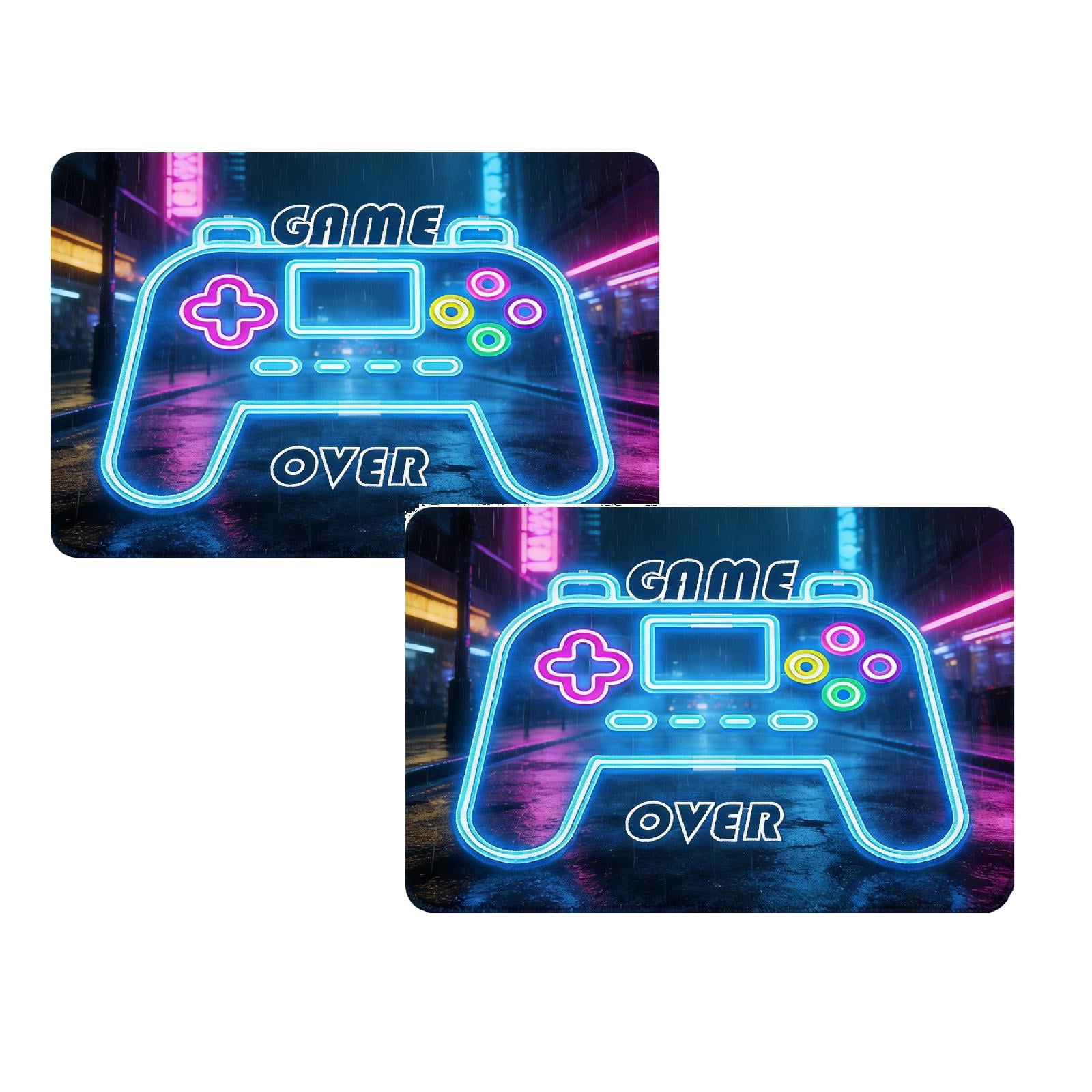 2Pcs Gaming Controller Area Rug – Floor Mat With Game Controller Design ...