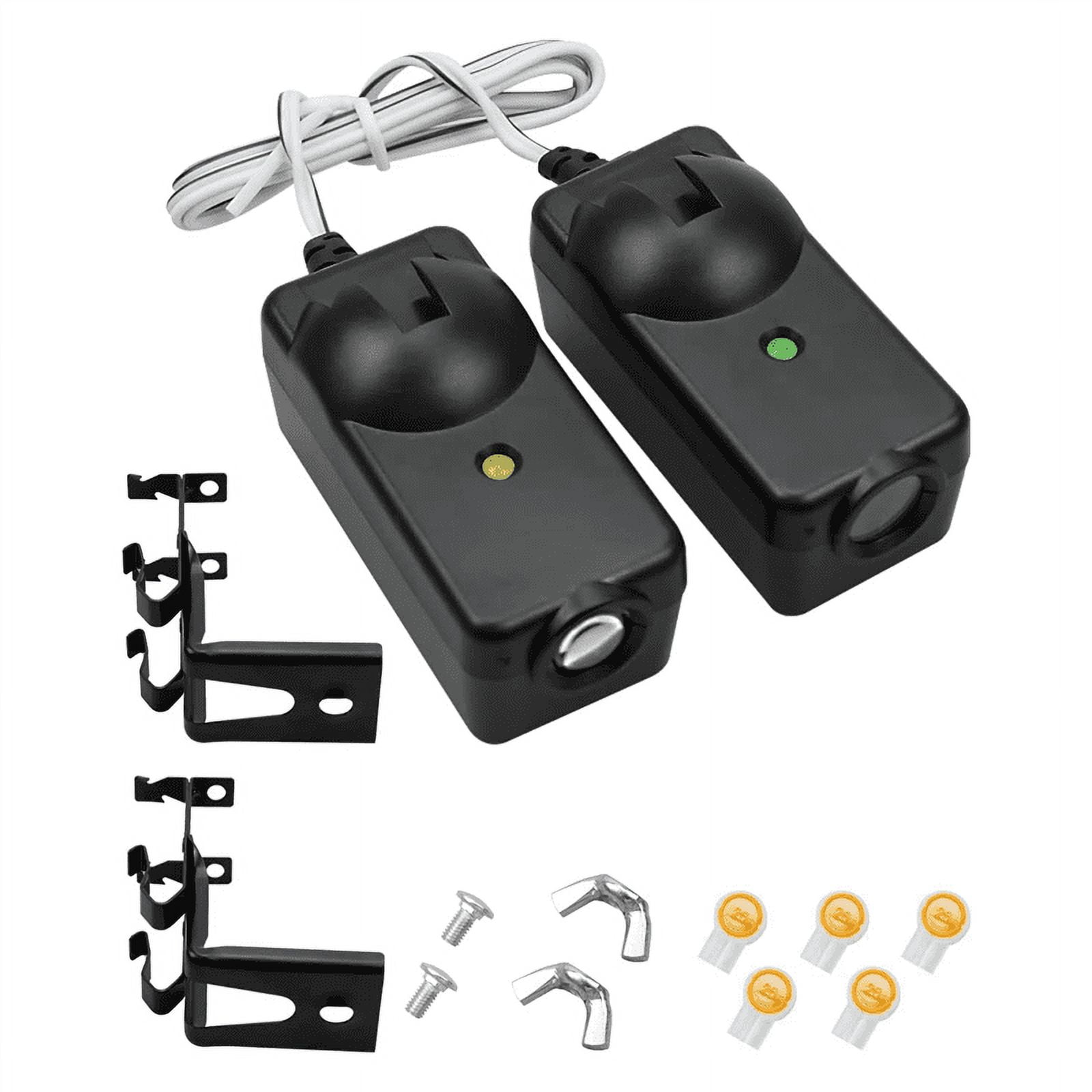 2Pcs Garage Door Opener Safety Sensor Beam Eyes Fit for Sears with ...