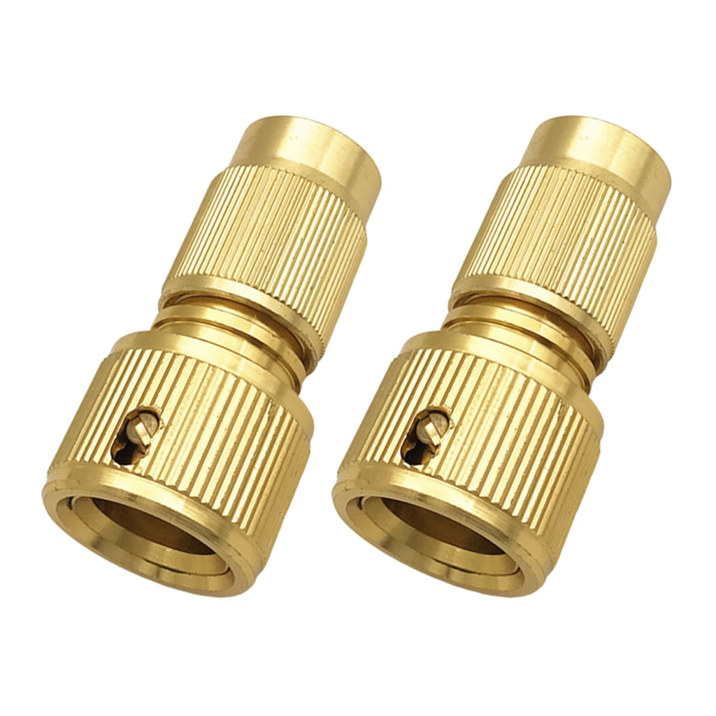 2Pcs Garden Expandable Hose Repair Kits Aluminium Faucet Adapter Water ...