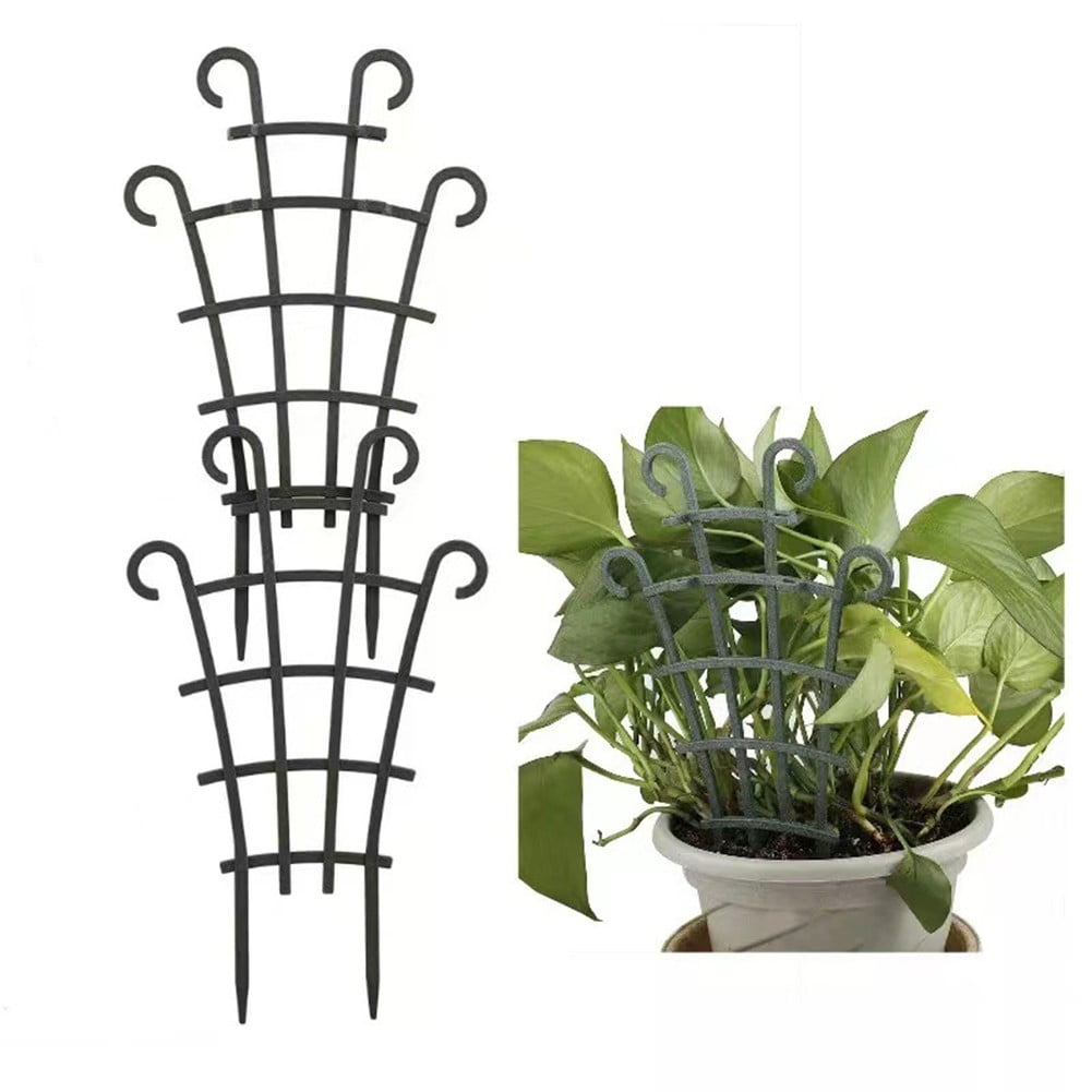 2Pcs Garden Plant Support Plastic Trellis Flower Vines Climbing Stand ...