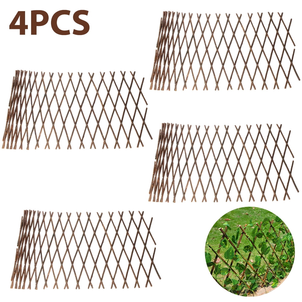 4Pcs Garden Trellis Expanding Willow Trellis Expandable Plant Support ...