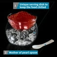 Chiller Server Cup High - 4.09 Inch Round Caviar Server & Martini Glass ...