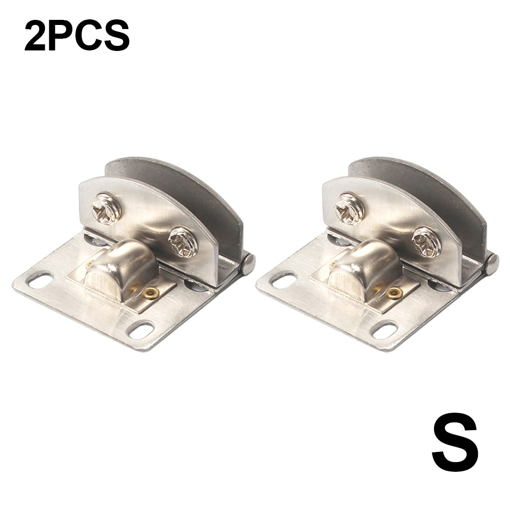 2Pcs Glass Door Hinge Clamps Wine Bread Cabinet Cupboard Cabinet Gate ...