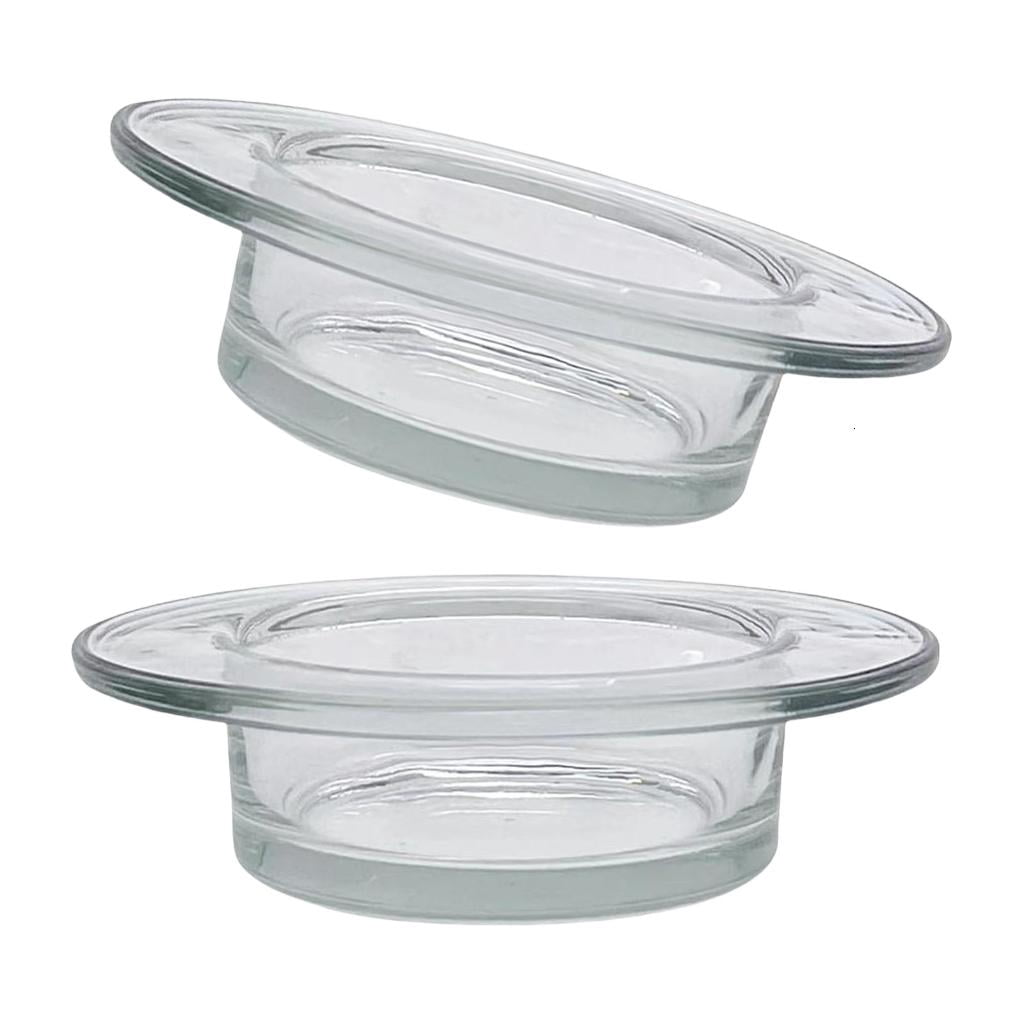 2Pcs Glass Wax Melting Tray Replacement Dish for Candle Warmers and Oil ...
