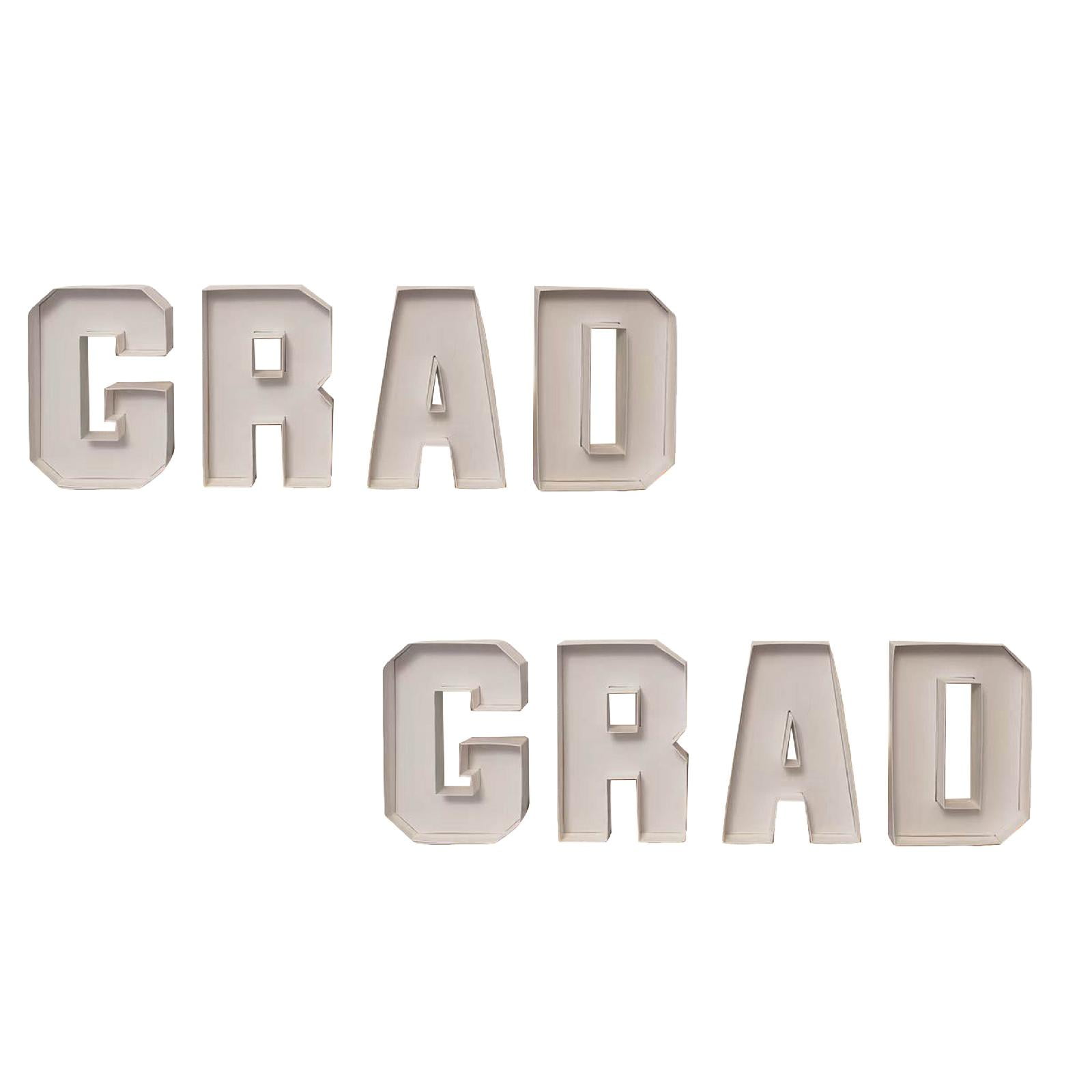 2Pcs Grad Charcuterie Numbers Fillable Graduation Cardboard Number Box ...