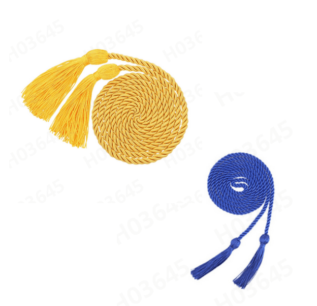 2Pcs Graduation Cord, Graduation Honor Cords Rayon Braided Tassel Cord ...