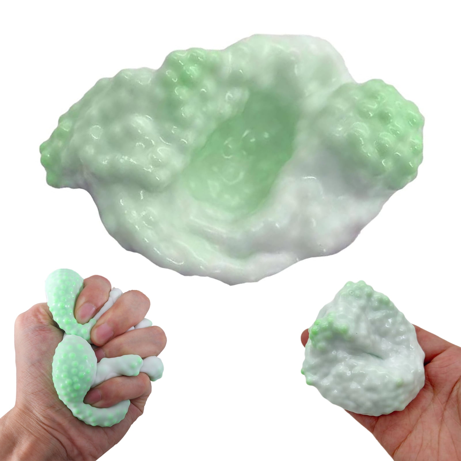 2Pcs Grape Stress Ball Toy Sensory Squeeze Color Change Ball Fidget Toy ...