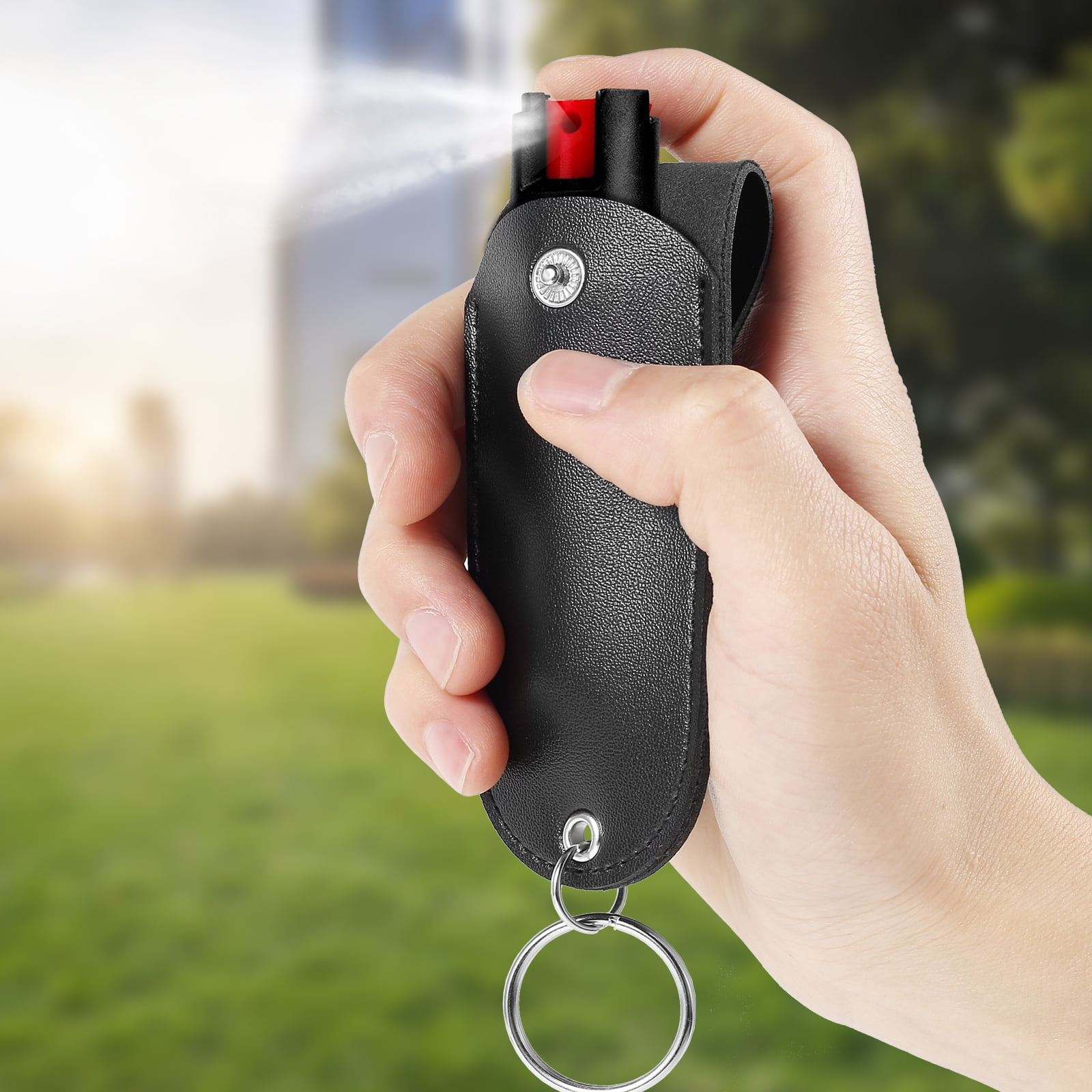 2Pcs Guard Dog Security Pepper Spray Keychain for Self Defense with ...
