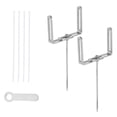 2Pcs Gutter Downspout Holder Stable Stand RustProof Downspout ...