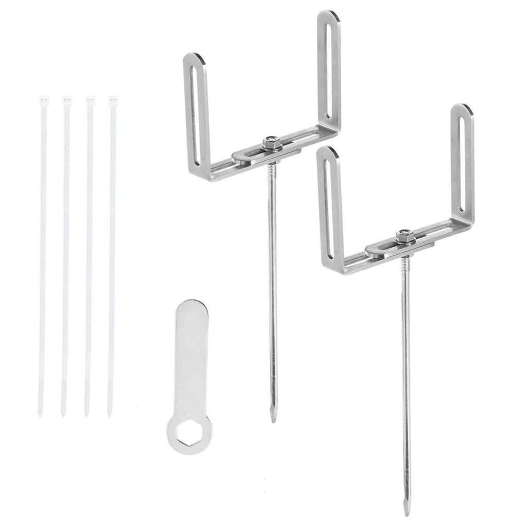 2Pcs Gutter Downspout Holder Stable Stand RustProof Downspout ...