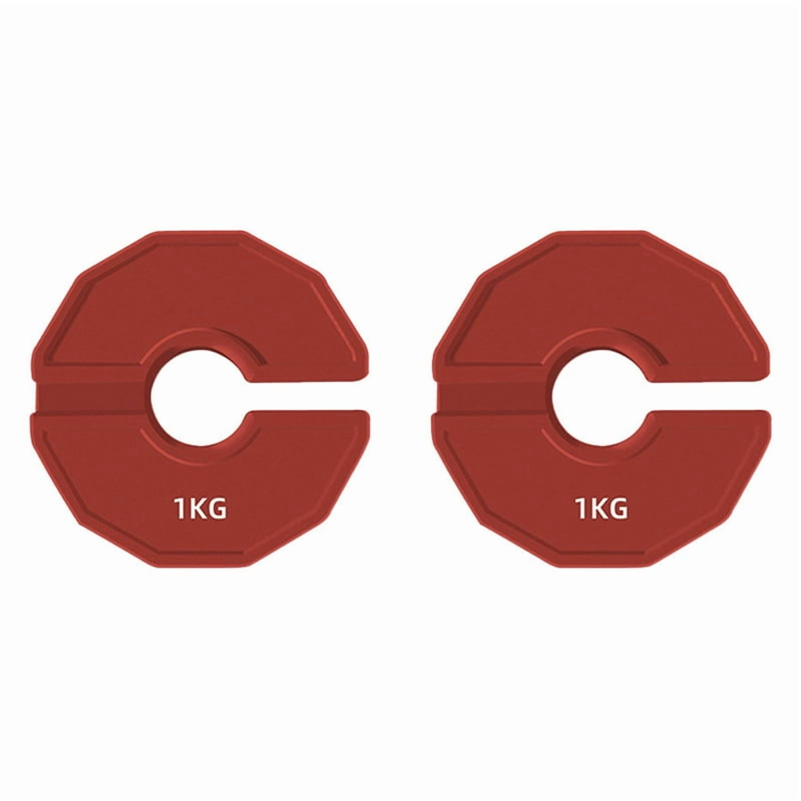 2Pcs Gym Micro-Type Plates Dumbbell Fractional Weight Plate Rubber ...