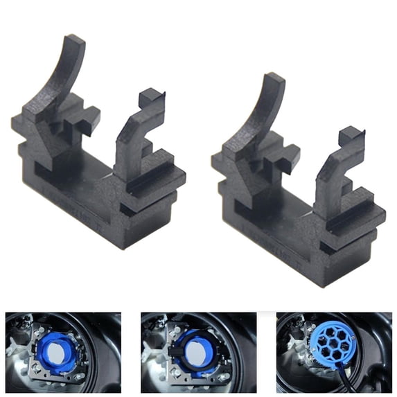 2Pcs H1 Led Headlight Bulb Holders Adapters Socket for ford Focus ...