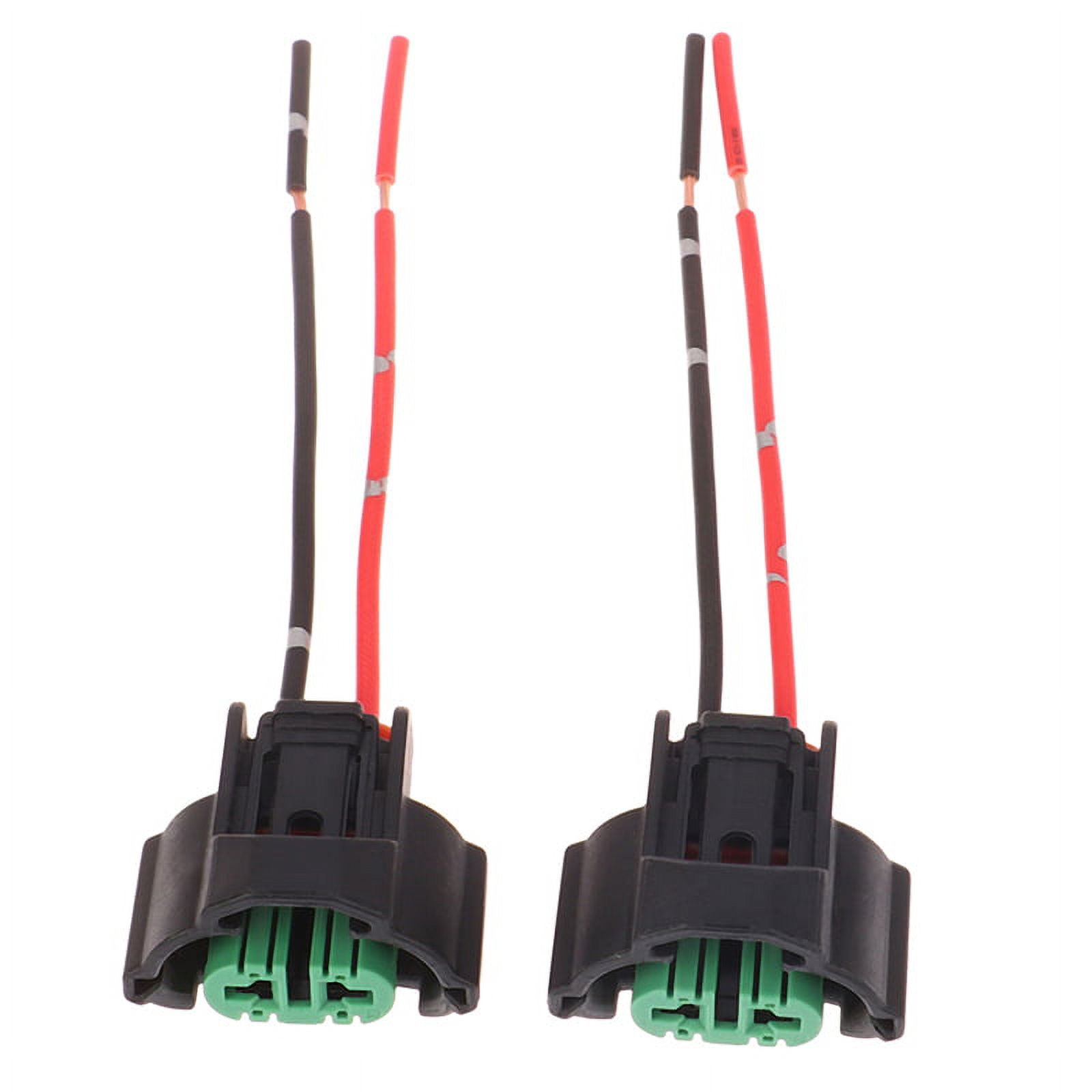 2Pcs H11 Female Connector Adapter Wiring Harness Socket Car Cable Plug ...