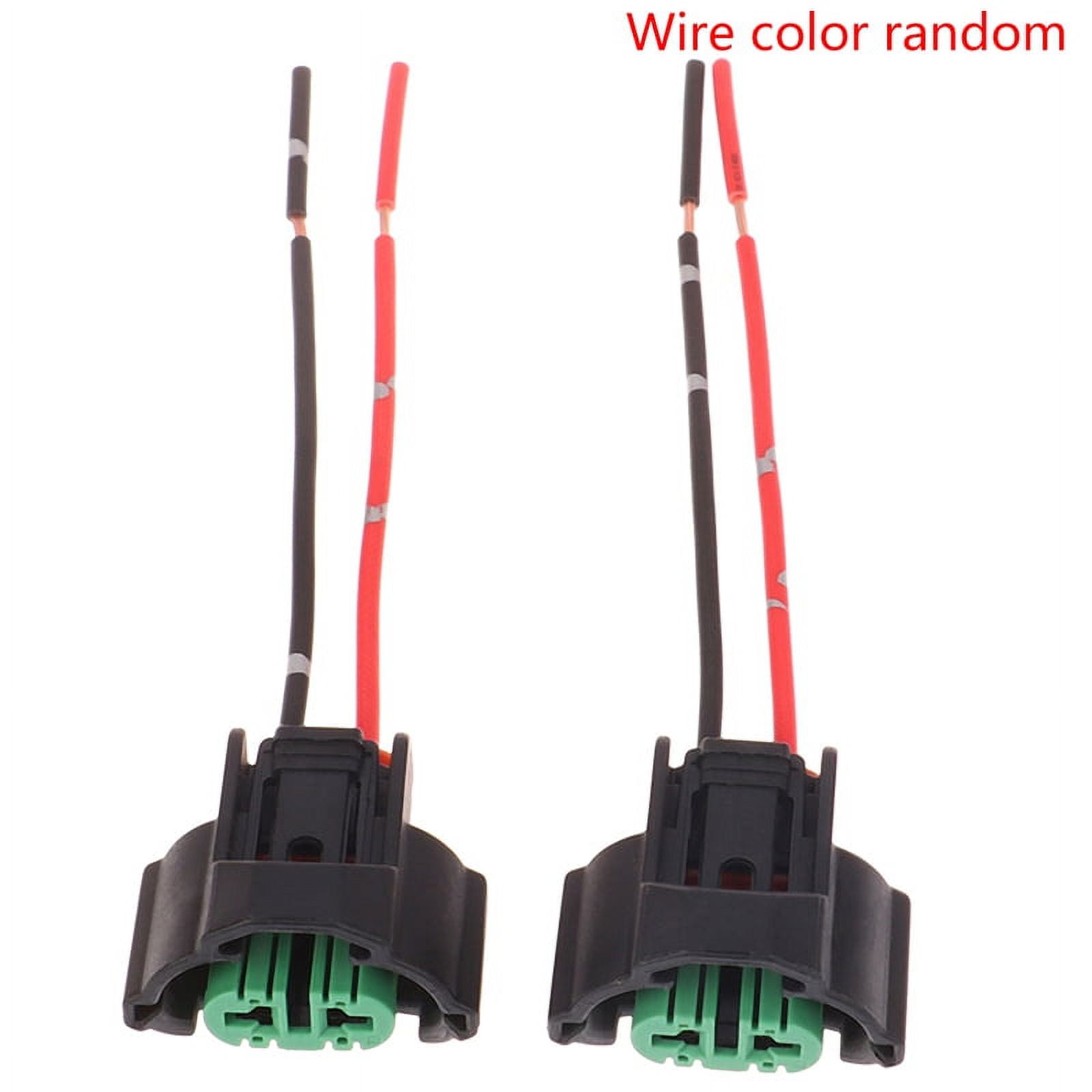 2Pcs H11 Female Connector Adapter Wiring Harness Socket Car Cable Plug ...